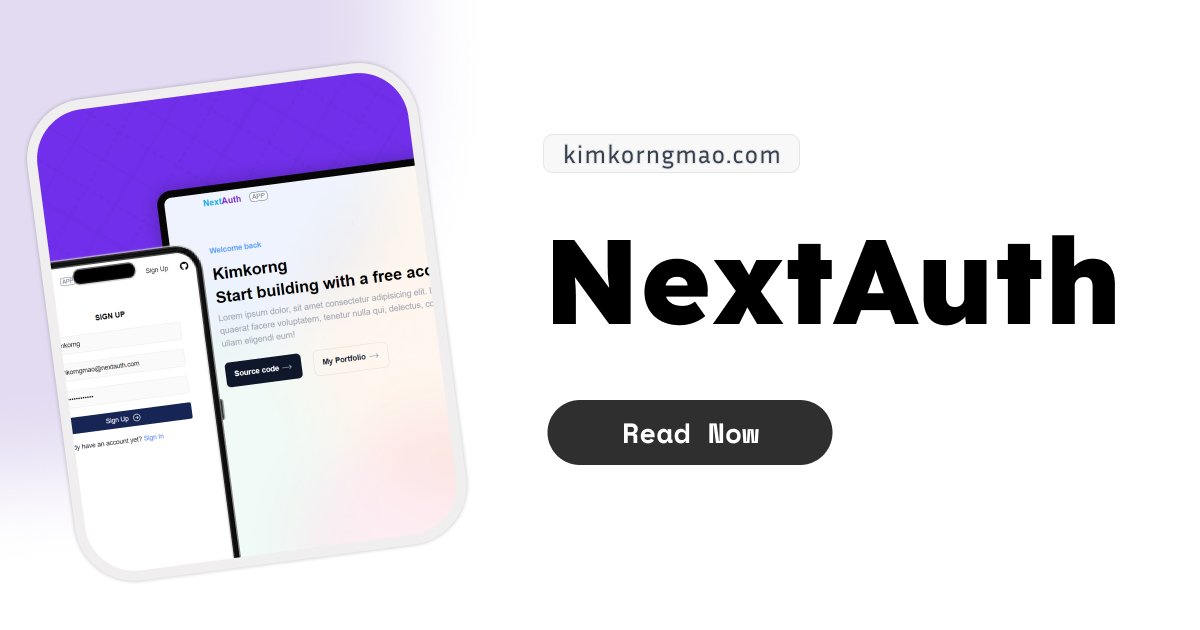 NextAuthApp - Kimkorng Mao