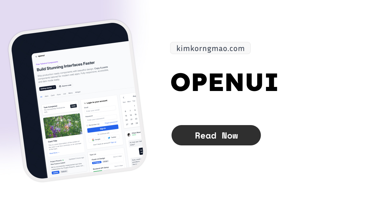 OpenUI - Kimkorng Mao