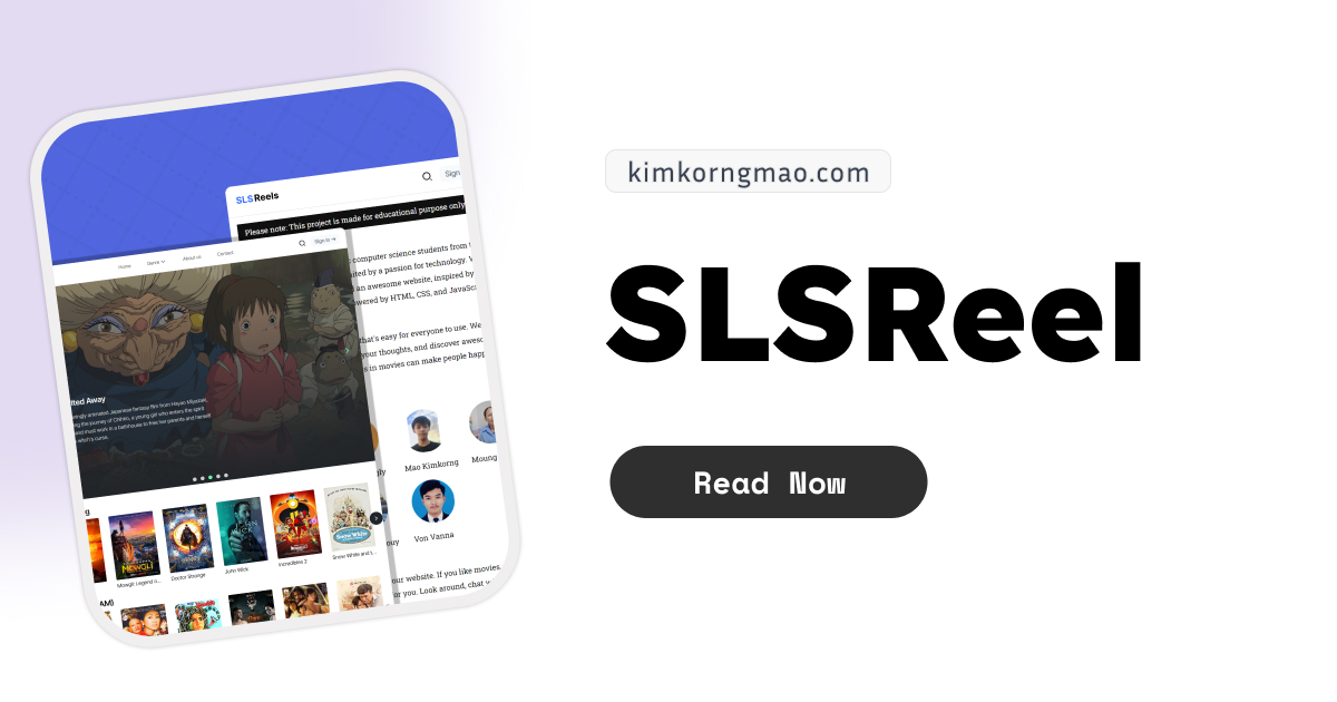 SLSReel - Kimkorng Mao